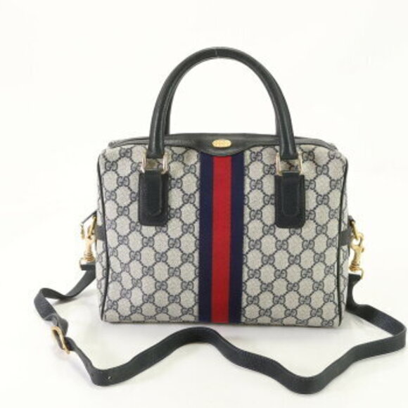 Gucci | Bags | Gucci Gg Supreme Sherry Leather Crossbody Bag Handbag ...